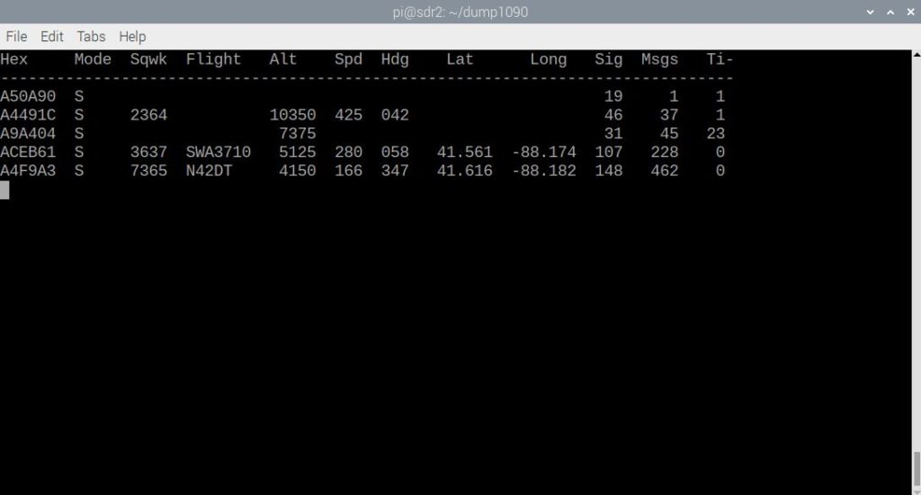 RTL-SDR/dump1090 build and install – Raspberry Pi (A Video Companion ...